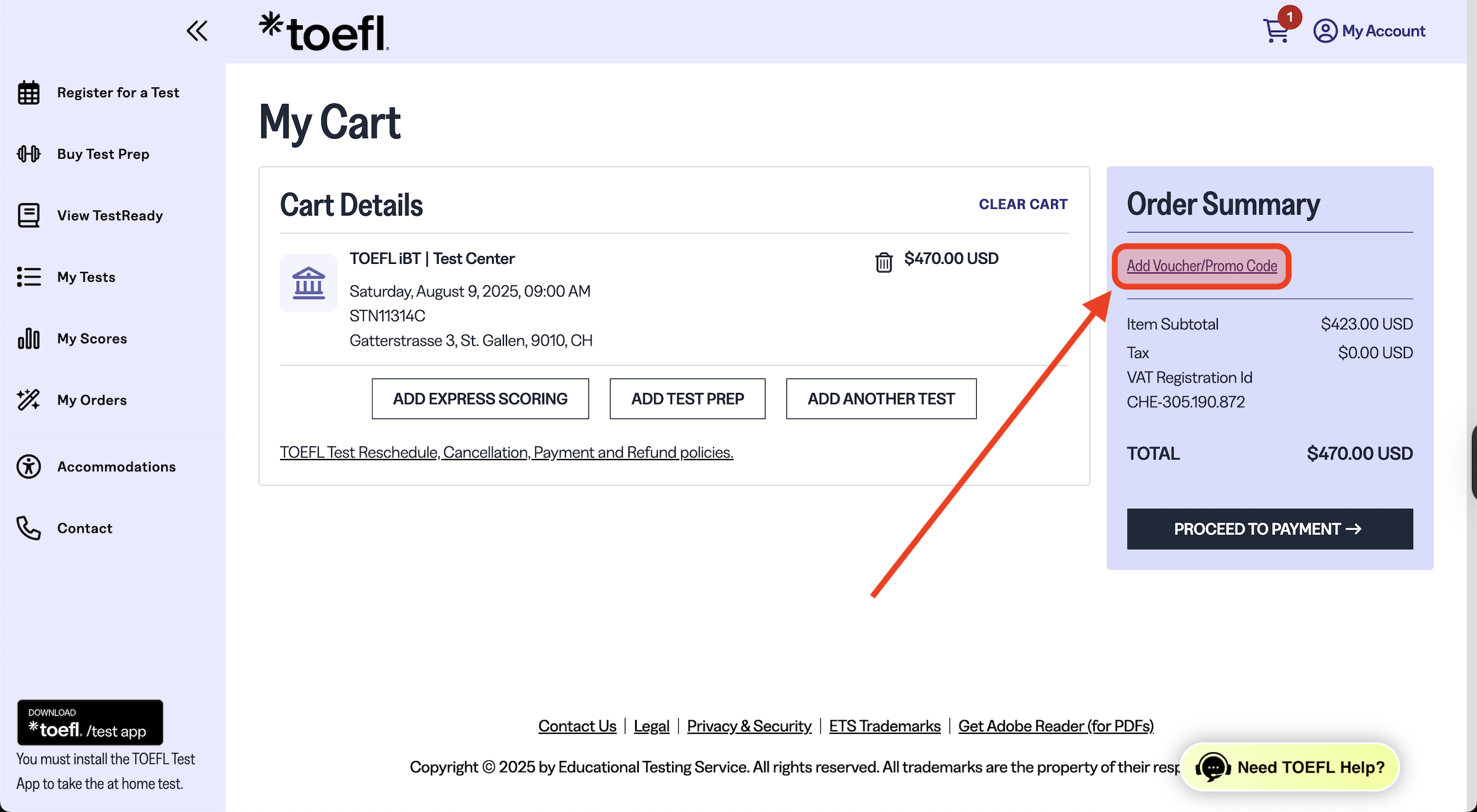 How to use the TOEFL iBT promo code - wearefreemovers